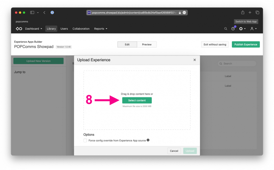 Update Your Showpad Experience with a .showpad Package - POPcomms Help Center