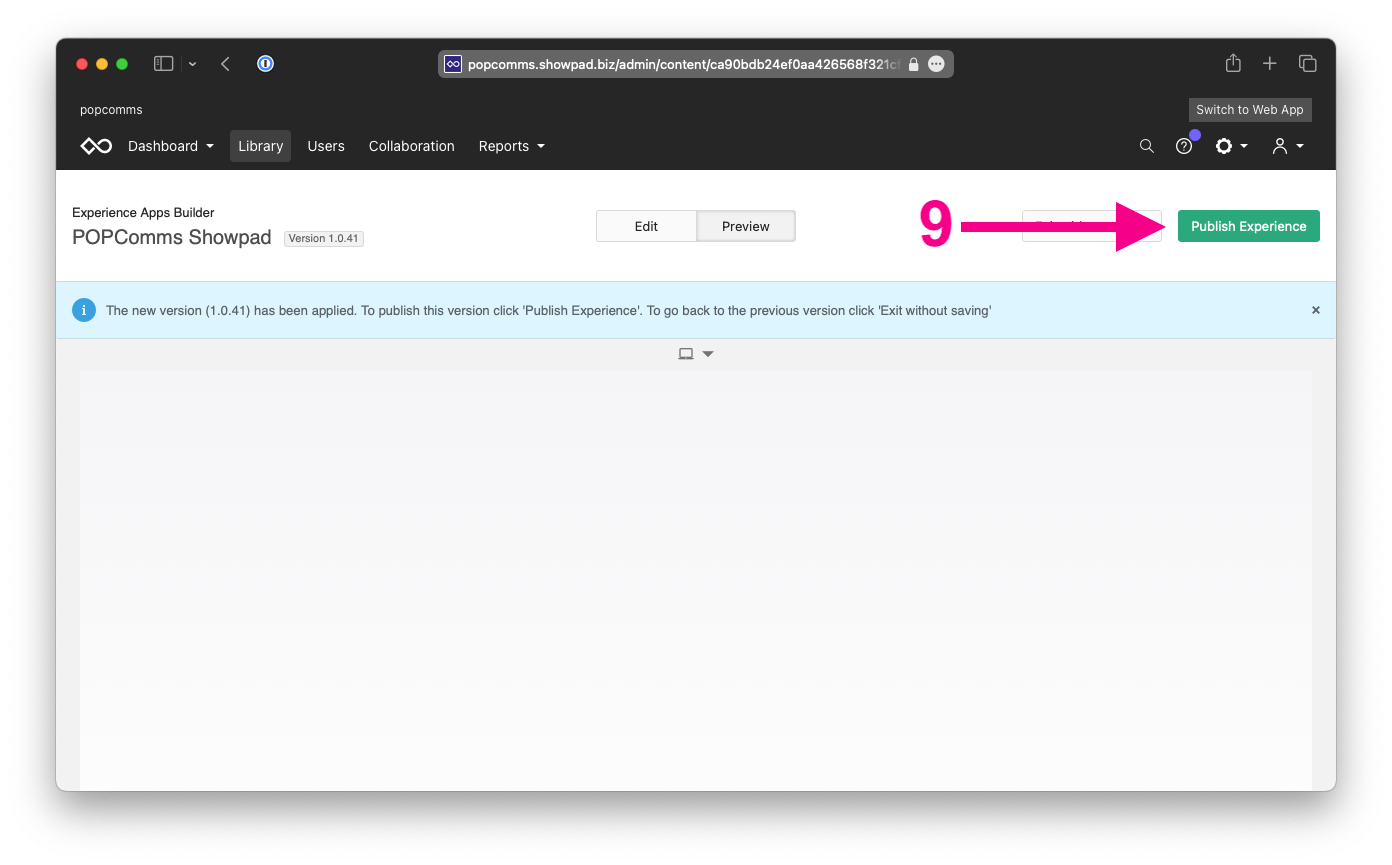 Update Your Showpad Experience with a .showpad Package - POPcomms Help Center